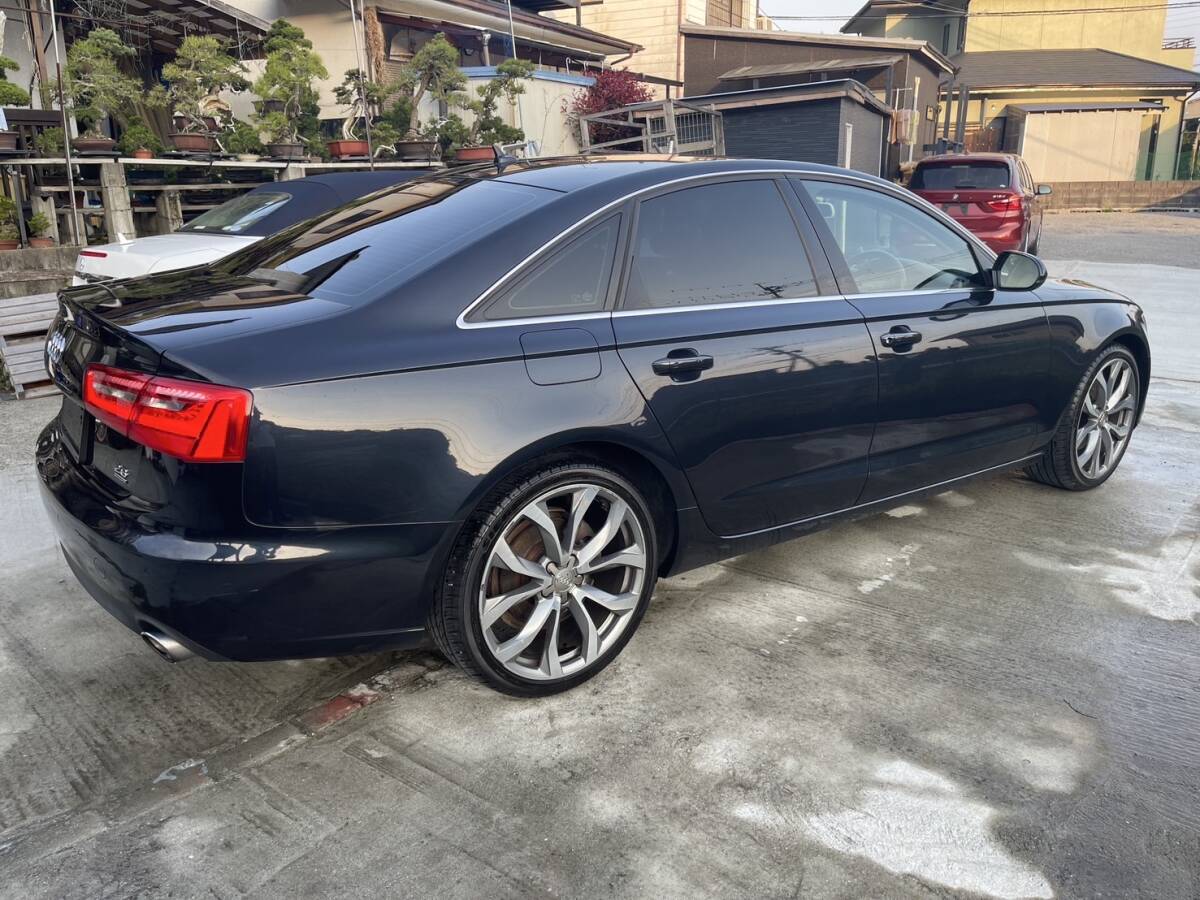 Yahoo!オークション - H26年 アウディ A6 2.8FSI クワトロ -美しいダー...