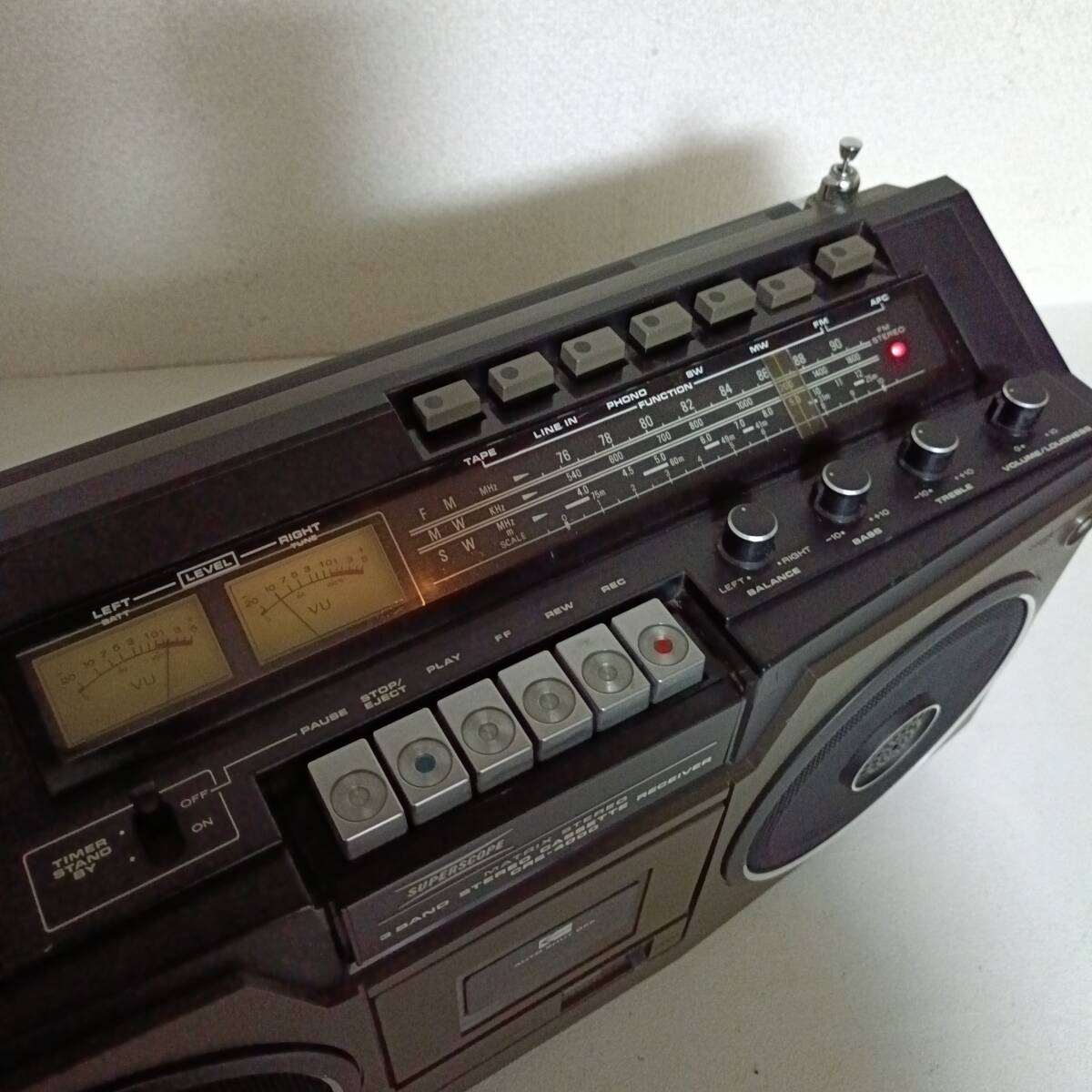 Yahoo!オークション - ラジカセ スーパースコープ CRS-4000 2ウェイス...