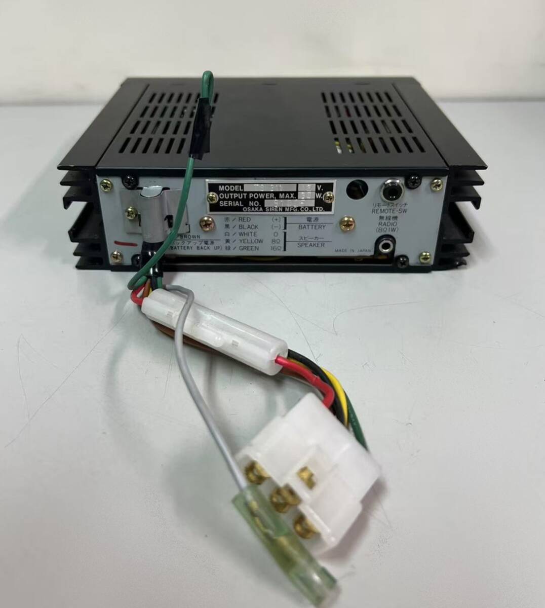 Yahoo!オークション - サイレンアンプ 12V 大阪サイレン MK-9 TS-311 ...