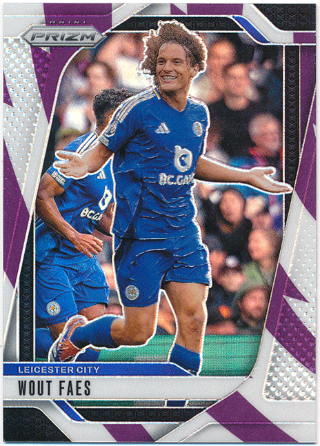 Yahoo!オークション - Wout Faes 2024-25 Panini Prizm Premier League...