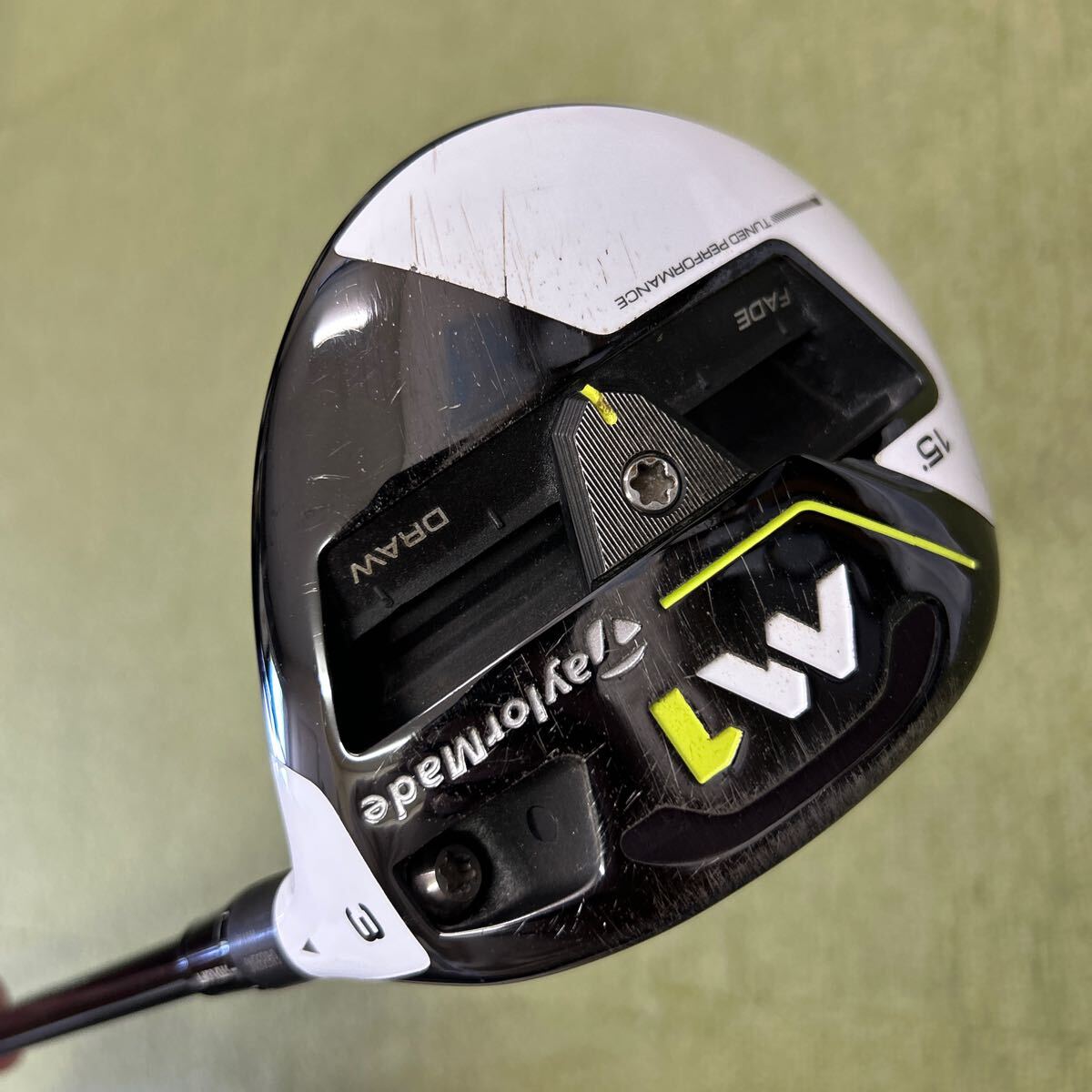 Yahoo!オークション - A767 テーラーメイド M1 3W 15° 純正カーボン T...