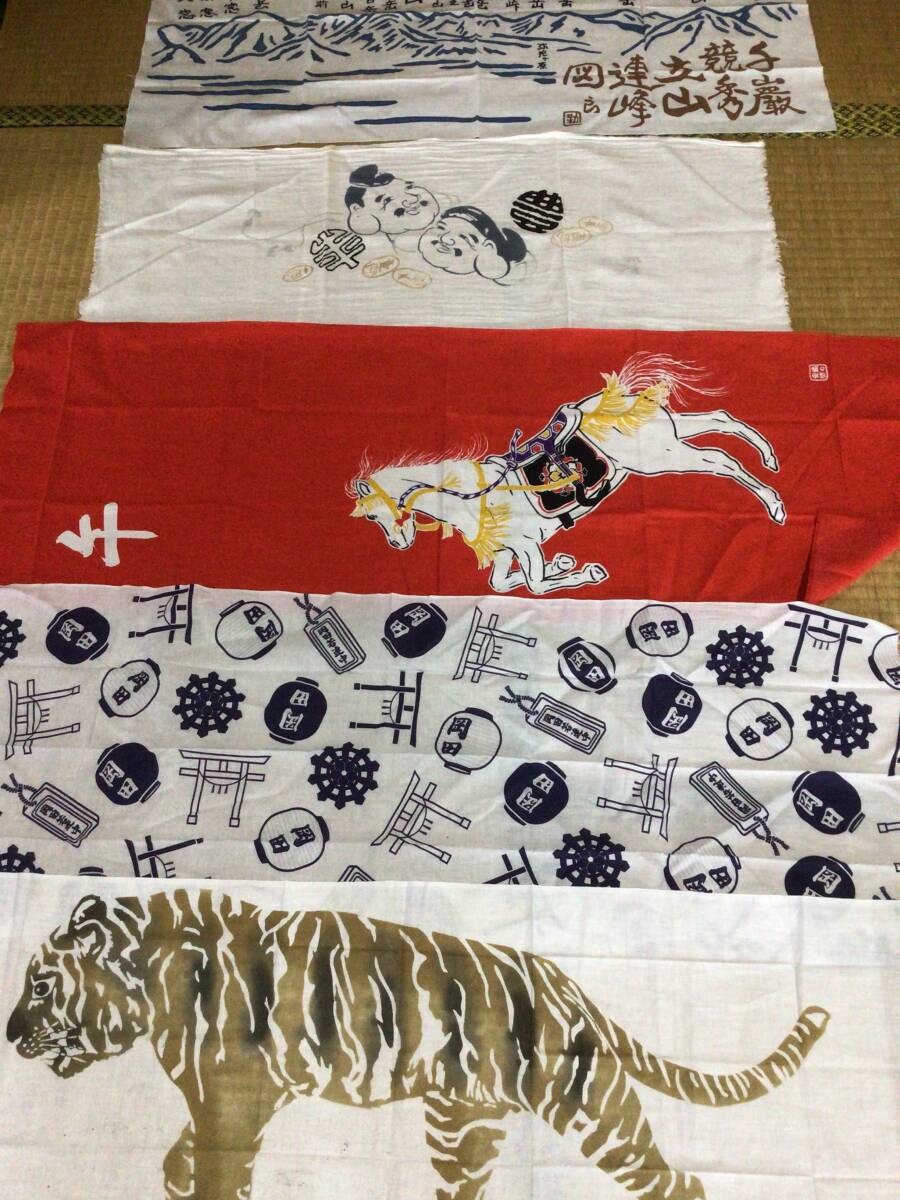 Yahoo!オークション - はなだの古布 NO778 手ぬぐい50枚