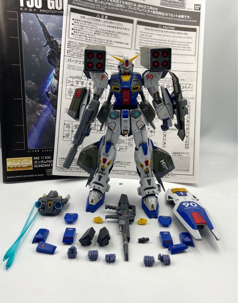 Yahoo!オークション - MG F-90 H TYPE / ガンダムF90 Hタイプ装備 完成...