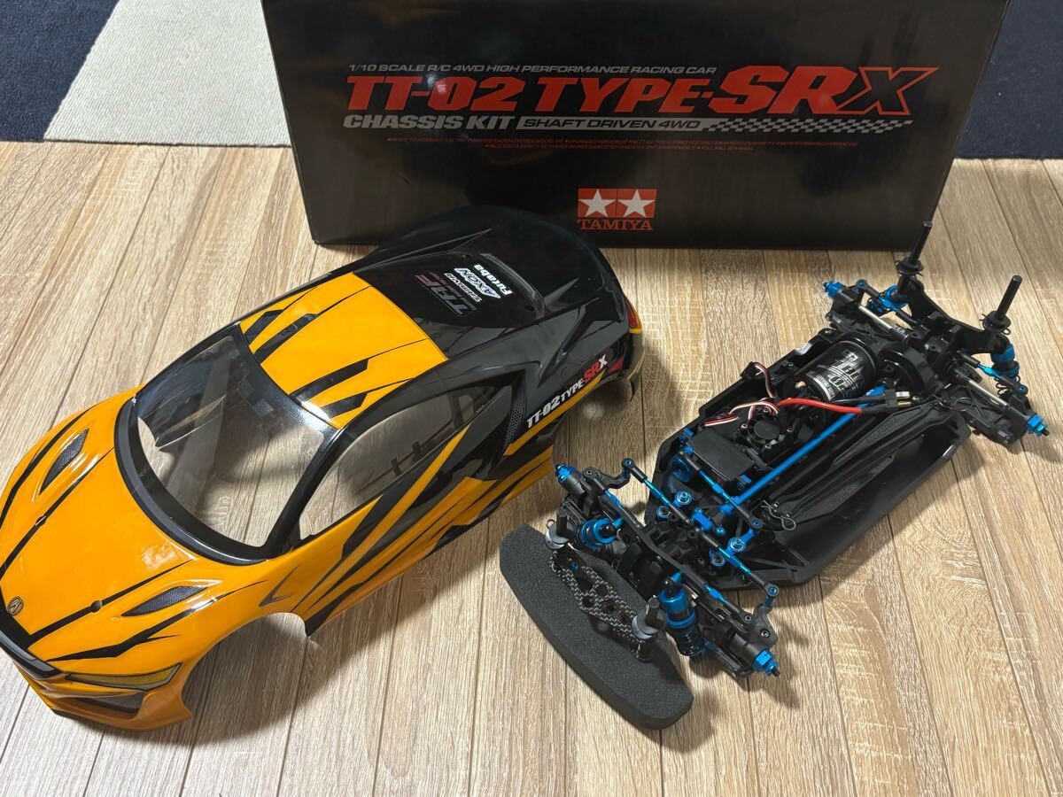 Yahoo!オークション - タミヤ TT-02 SRX オプション多数装着（2024年タ...