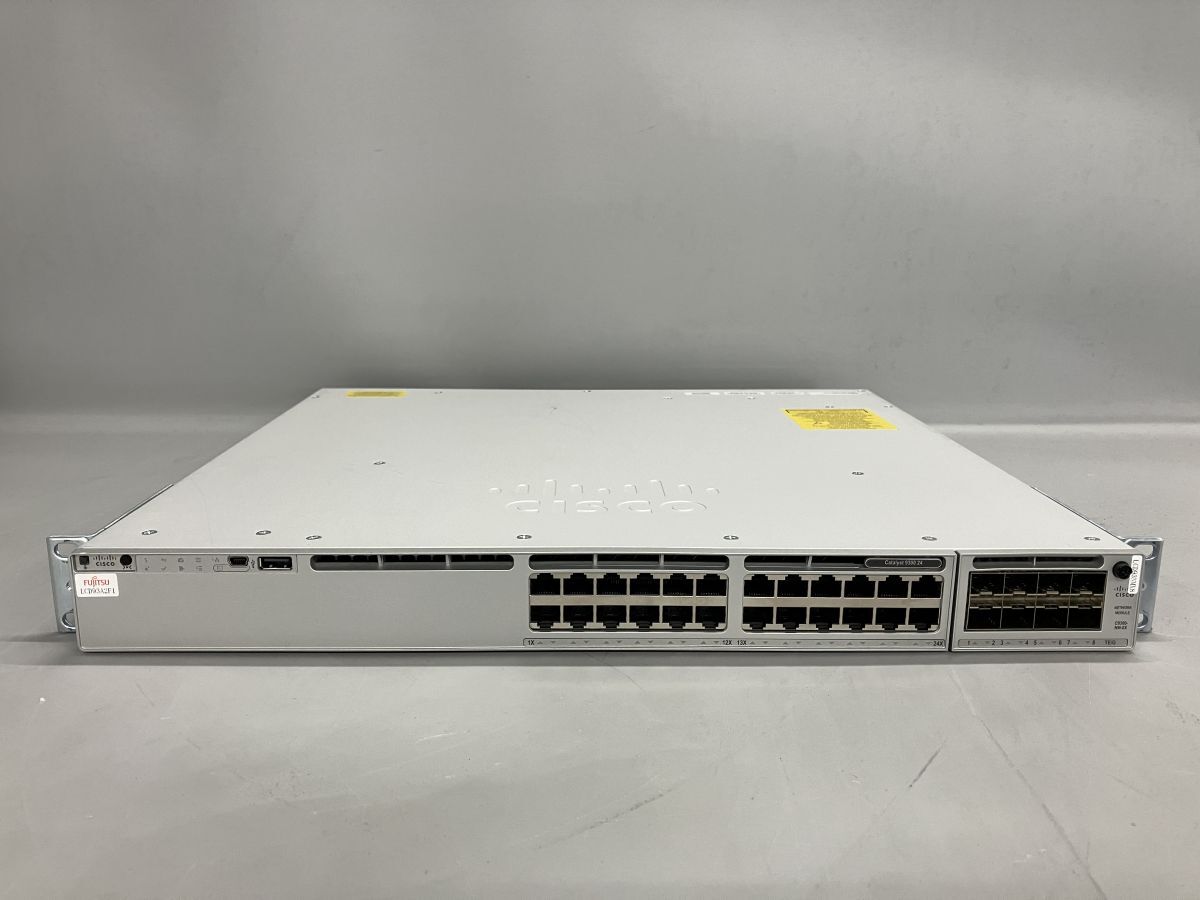 Yahoo!オークション - Cisco Catalyst C9300-24T-A V01 動作確認・初期...