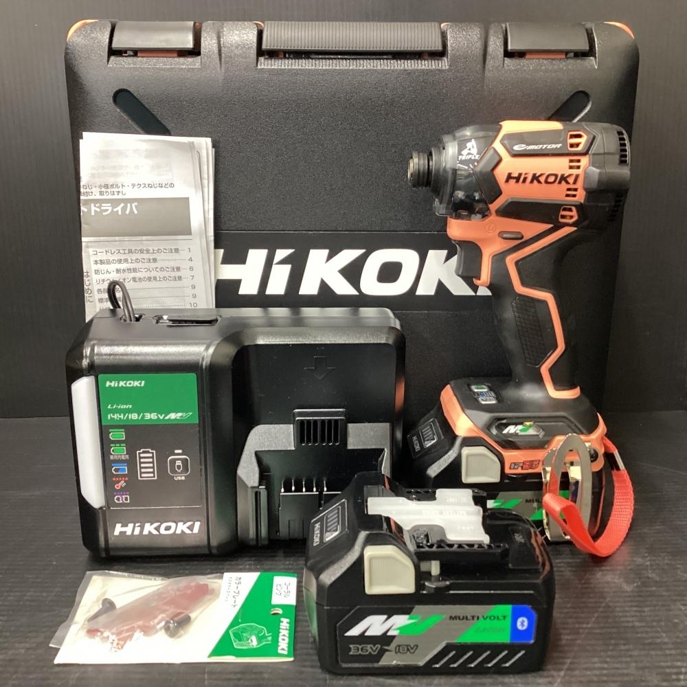 Yahoo!オークション - HiKOKI WH36DC 36V充電式インパクトドライバ 限...