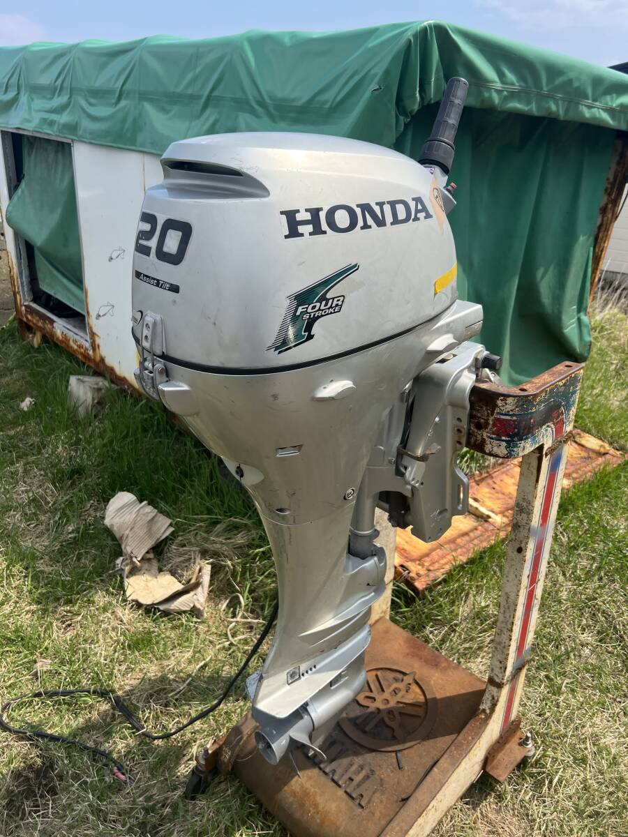Yahoo!オークション - B172船外機 ホンダ 20馬力 4スト BF20D BAMJ 20...