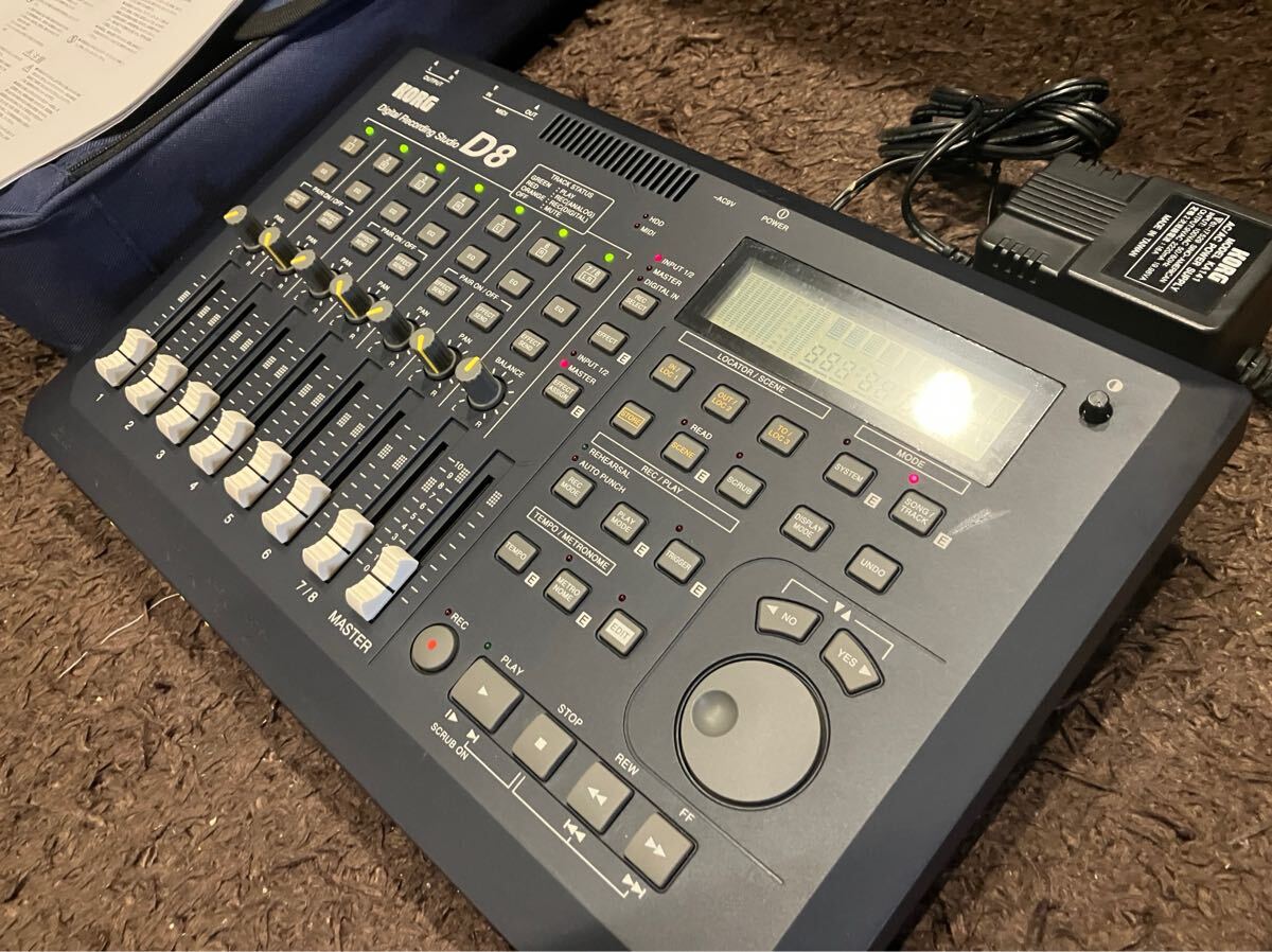 Yahoo!オークション - Korg D8 MTR マルチトラックレコーダー 専用バッ...