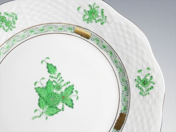 Yahoo!オークション - K903 HEREND ヘレンド アポニー グリーン プレー...