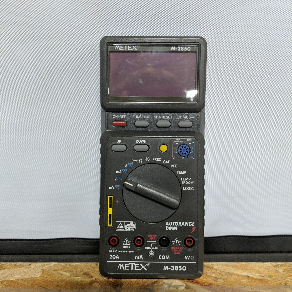 Yahoo!オークション - SKSZ612 デジタルマルチメーターMETEX M-3850 多...