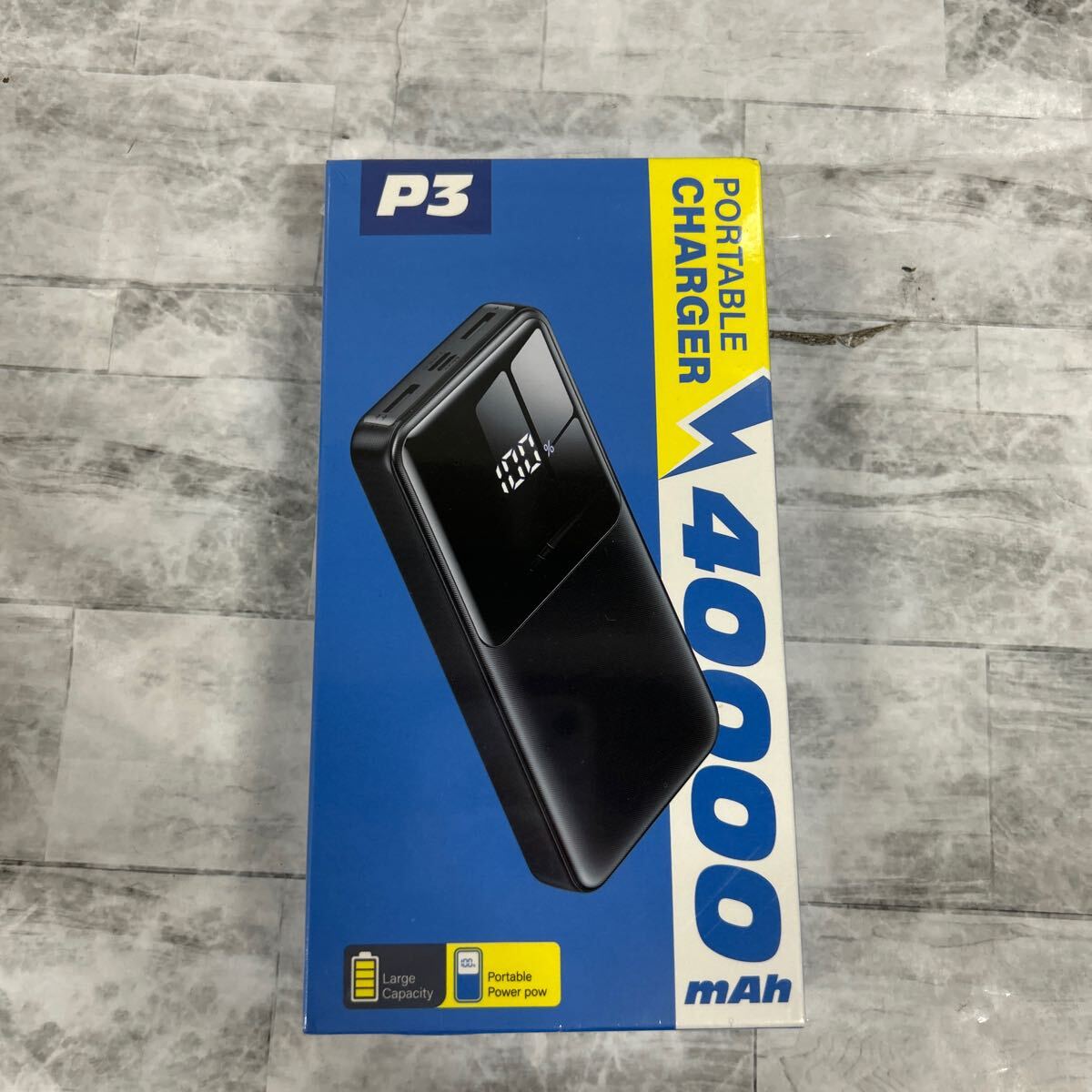 Yahoo!オークション - SKAM-1191 充電器 P3 ポータブル充電器40000mAh ...