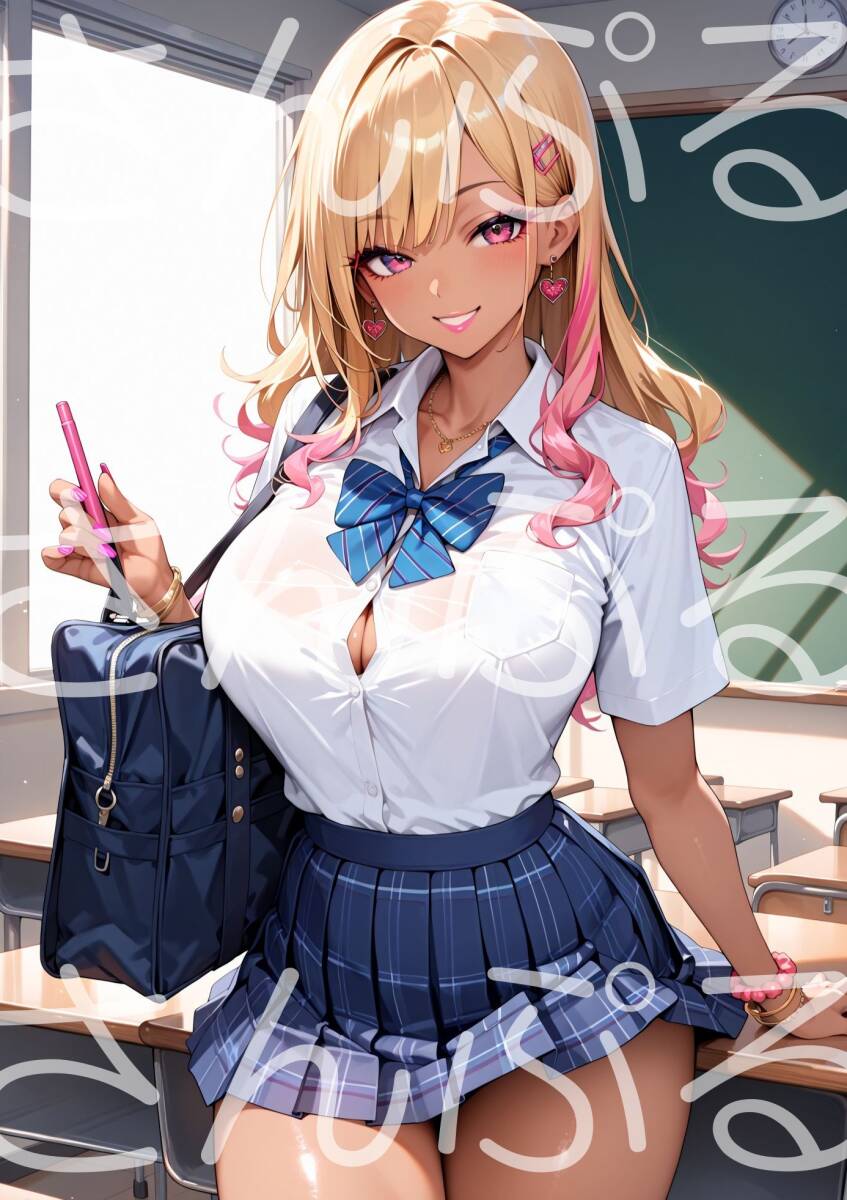 Yahoo!オークション - A4 ポスター高画質 巨乳 ギャル 美女 かわいい ...