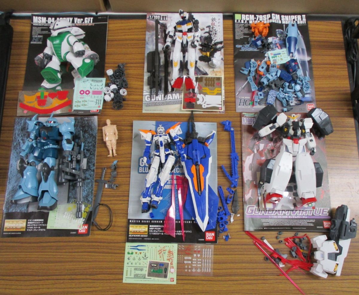 Yahoo!オークション - #w49【梱100】バンダイ MG 1/100 グフカスタム ...