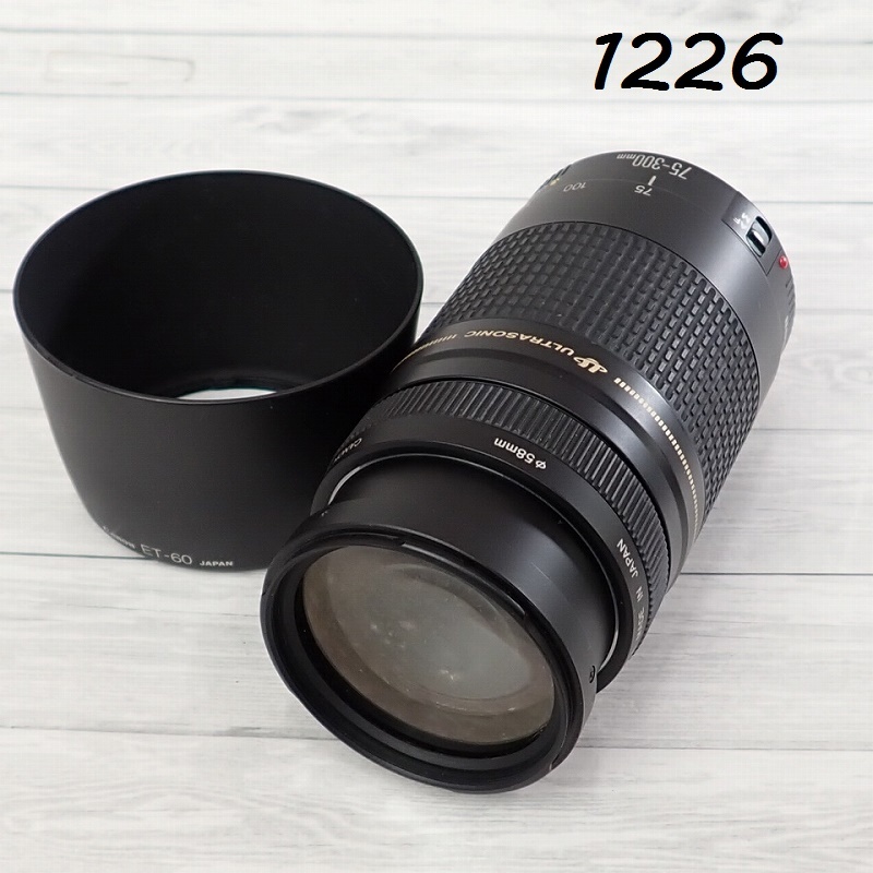FK-1226 CANON ZOOM LENS EF 75-300㎜ 1:4-5.6Ⅱ 簡易 20250501(キヤノン)｜売買されたオークション情報、yahooの商品情報をアーカイブ公開 ...
