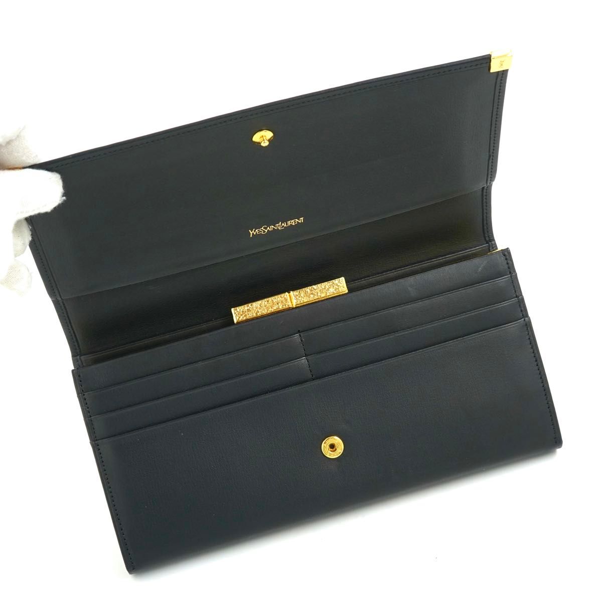新品未使用 Yves Saint Laurent 長財布 YSL がま口|Yahoo 新品未使用 Yves Saint Laurent 長財布 YSL がま口|Yahoo
