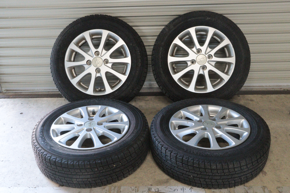 直接引き取り限定 YOKOHAMATIRE ヨコハマタイヤ スタッドレスタイヤ4本 ice GUARD iG20 165/70R14 810 4穴 FCUW-YYY4307_ZIB_C0425 ...