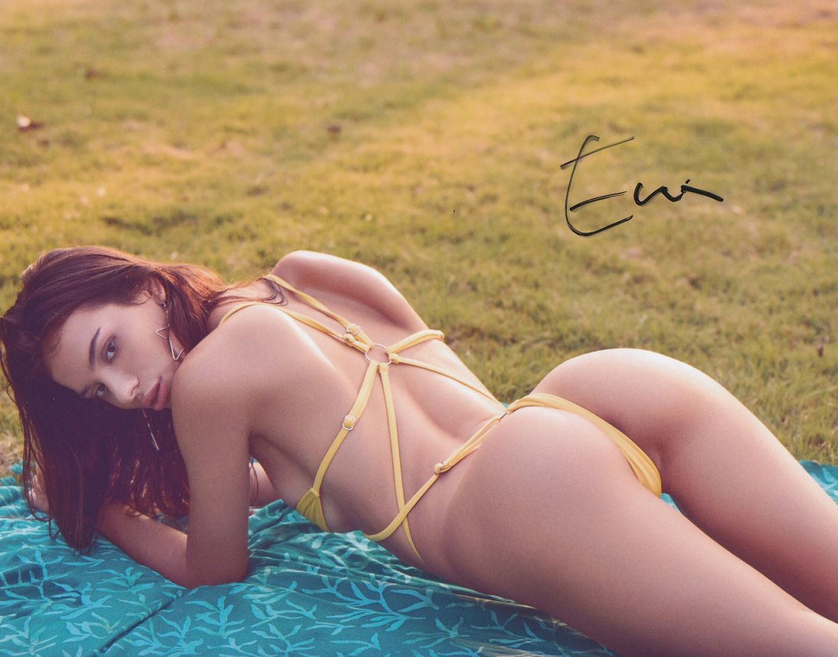 【樂淘letao】日本代購代標第一品牌－Eva Blume★直筆サイン写真★証明書COA 5169