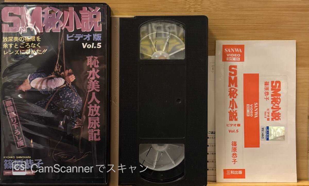 Yahoo!オークション - 【504VHS】SM秘小説 篠原恭子 三和出版