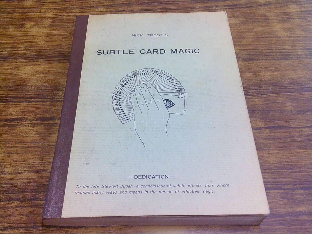 Yahoo!オークション - C98【同人誌 】NICK TROST'S SUBTLE CARD MAGIC/...