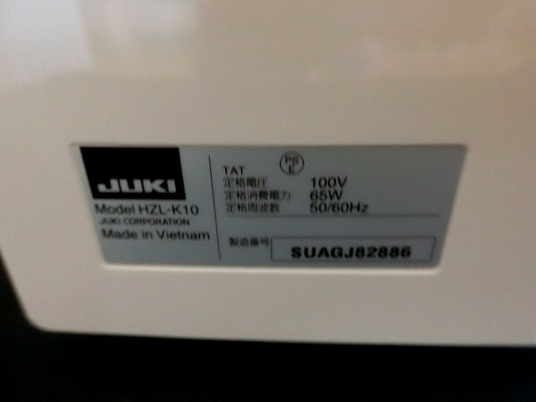 Yahoo!オークション - JUKI kalos Model-K10 ケース DVD 他付属有 通電...