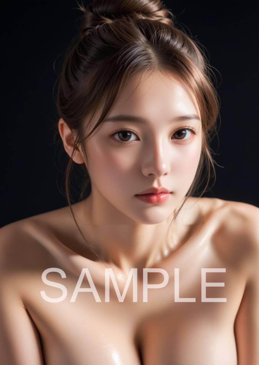 Yahoo!オークション - 1点物 美女 可愛い A4 AI ポスター アダルト ヌ...