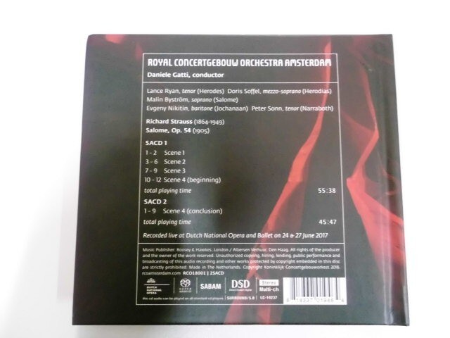 Yahoo!オークション - BT CC-a7 送料無料 RICHARD STRAUSS SALOME ROYA...