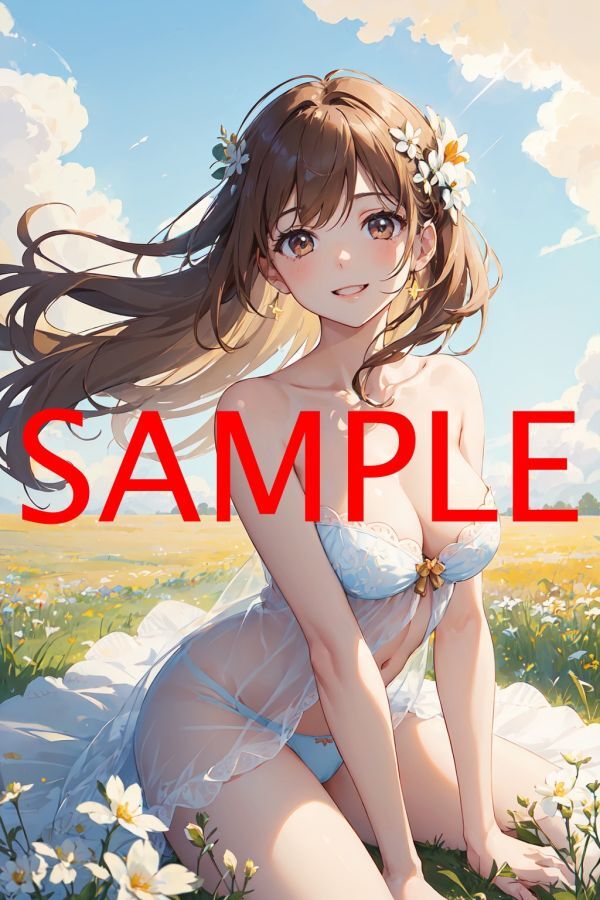 Yahoo!オークション - N-(1388)オリジナル 美少女 アニメ イラストアー...