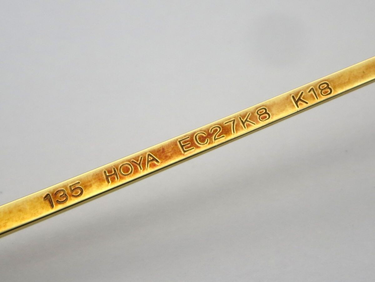 Yahoo!オークション - 1000円スタート 度入り眼鏡 HOYA ホヤ EC27K8 K1...