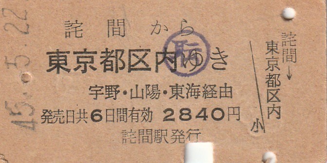 Yahoo!オークション - S024.予讃線 宅間から東京都区内ゆき 宇野・山陽...