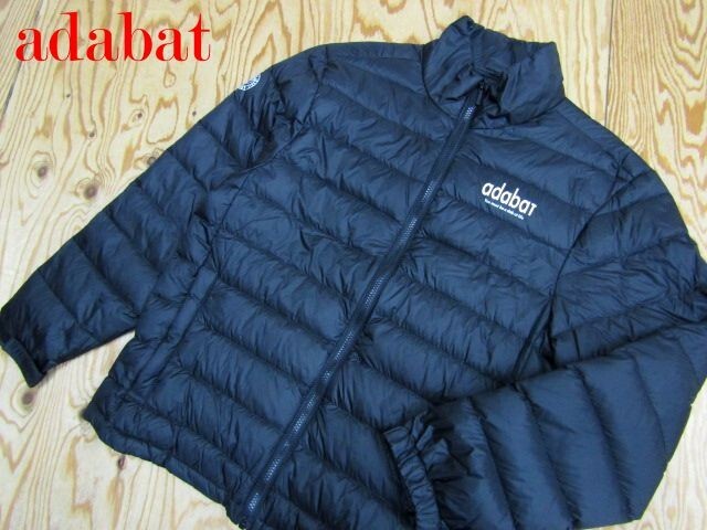 アダバット adabat メンズ ワンポイントプリント ライトダウンジャケット ブラック サイズL R70518046C(Lサイズ)｜売買されたオークション情報、yahooの商品情報を ...