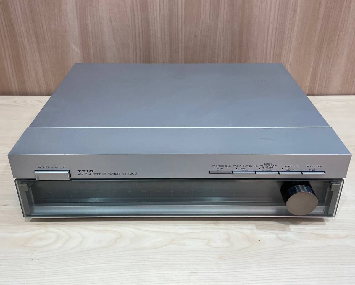 Yahoo!オークション - TRIO KT-1000 FM/AMステレオチューナー 通電確認...