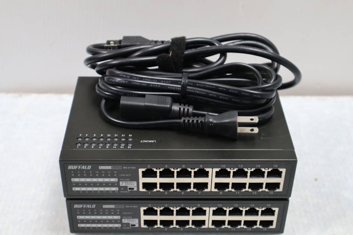 Yahoo!オークション - E5286 Y 【2台セット】 バッファロー BUFFALO 10...