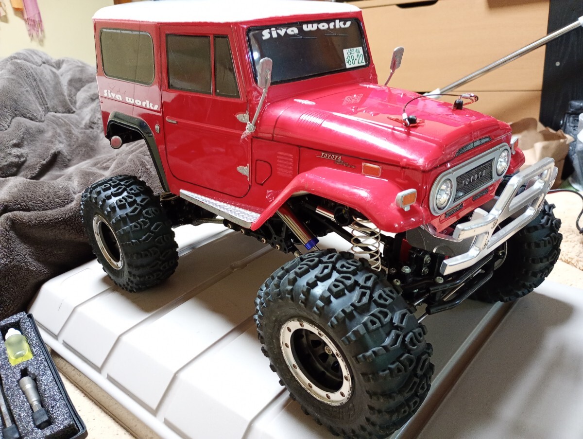 Yahoo!オークション - タミヤ CR-01フルカスタム4WD＆4WS LC40ランドク...