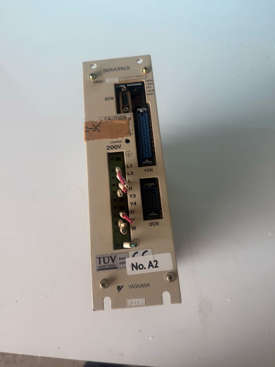 Yahoo!オークション - No A2 YASKAWA SERVO PACK DR2-08ACP AC INPUT 3...