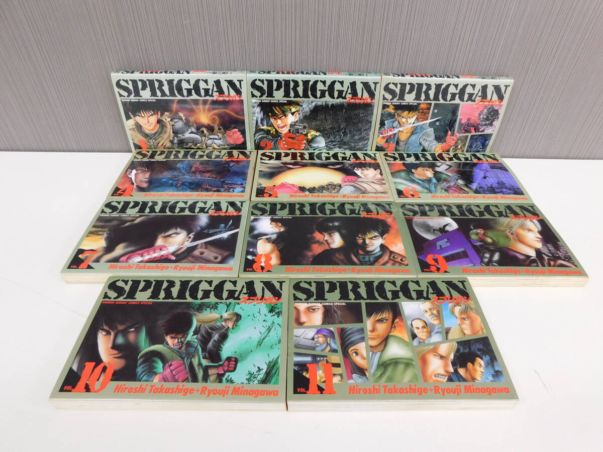 Yahoo!オークション - SPRIGGAN スプリガン 全巻 1～11巻 漫画 たかし...