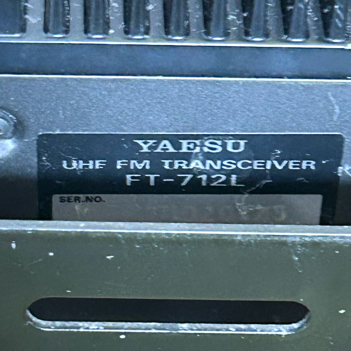 Yahoo!オークション - YAESU ヤエス FT-712L 430MHz モービル無線機