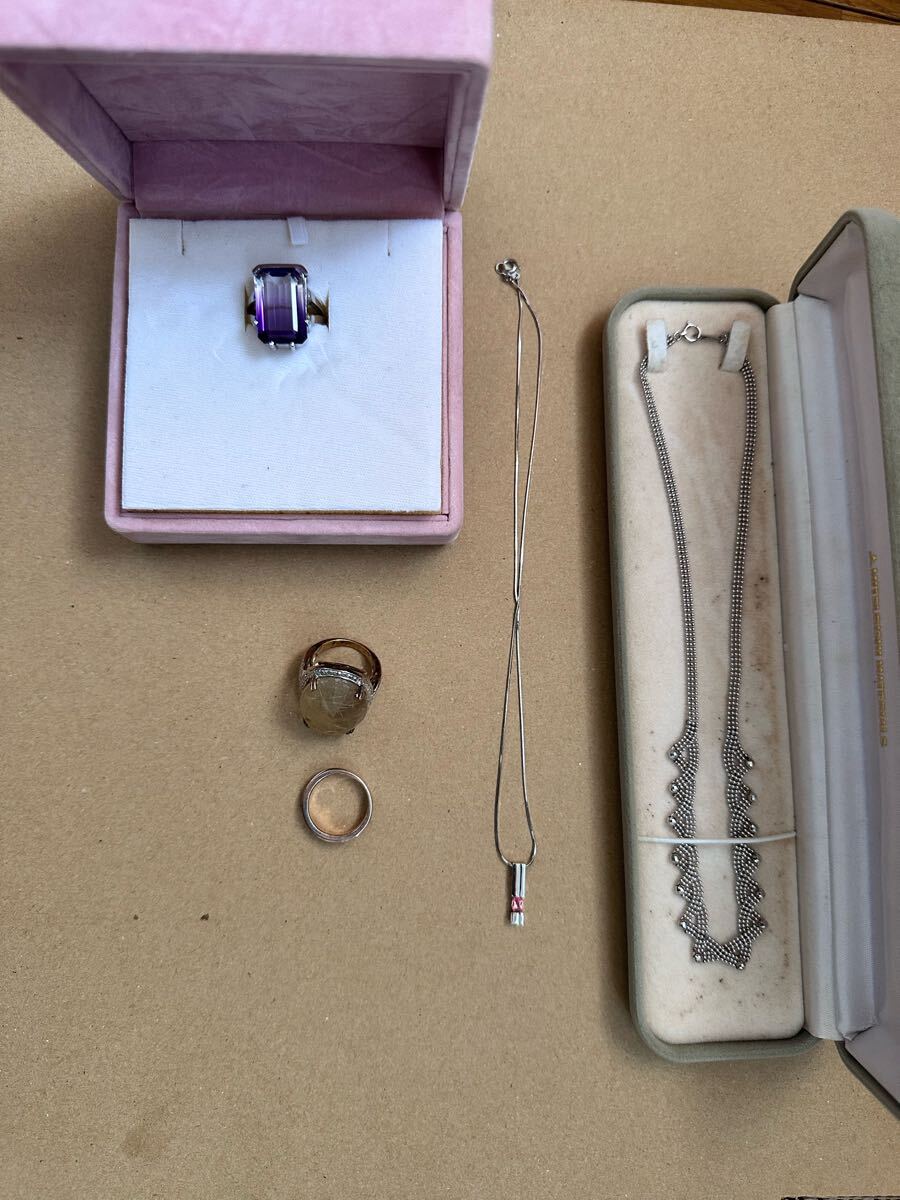 Yahoo!オークション - アクセサリー ネックレス [PT 850] リング[825]