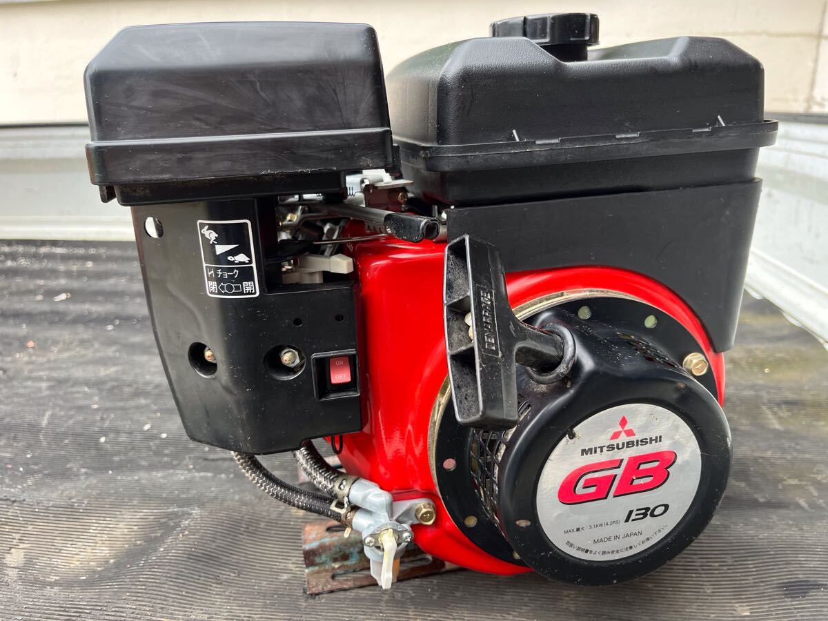 Yahoo!オークション - ガソリンエンジン 三菱 GB130 4.2馬力 4サイクル...