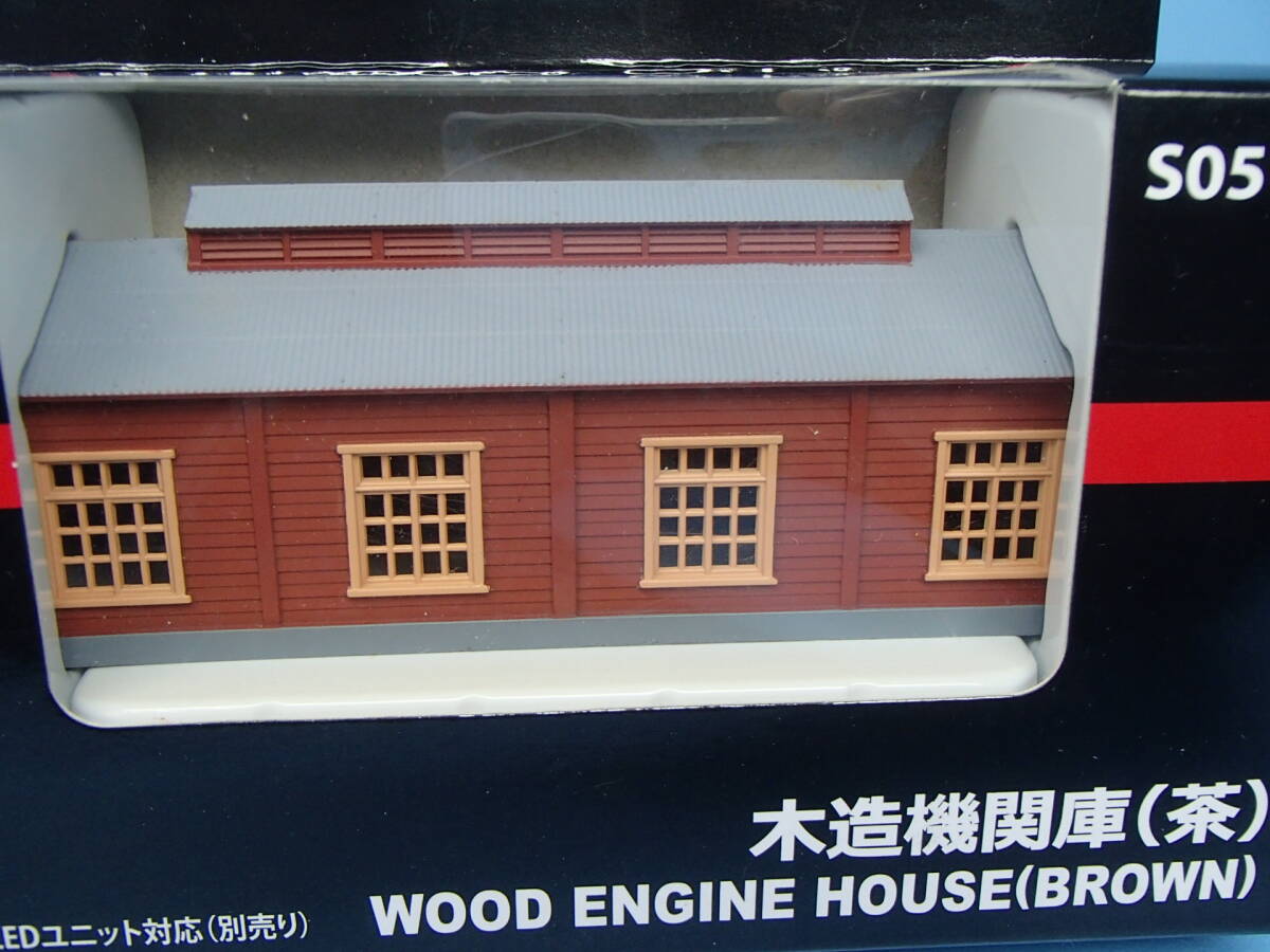 Yahoo!オークション - ロクハン 1/220 Zゲージ S051-2 木造機関庫 （茶...