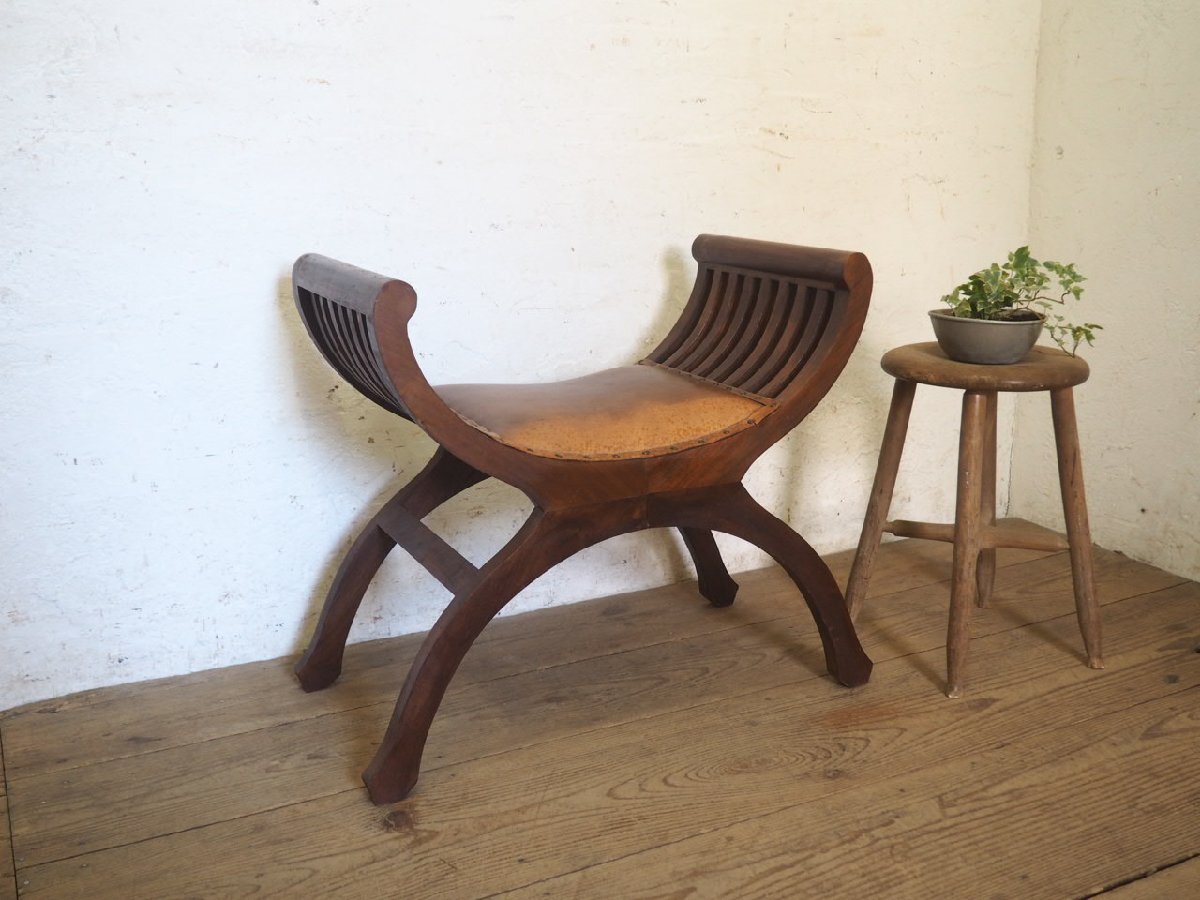 Yahoo!オークション - タJ0570 W70cm 素敵なデザインの木製カルティニ...