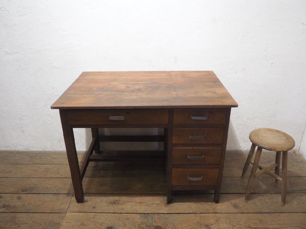 Yahoo!オークション - タ荷U0153 天板W100 5cm×D68 5cm ヴィンテージ ...