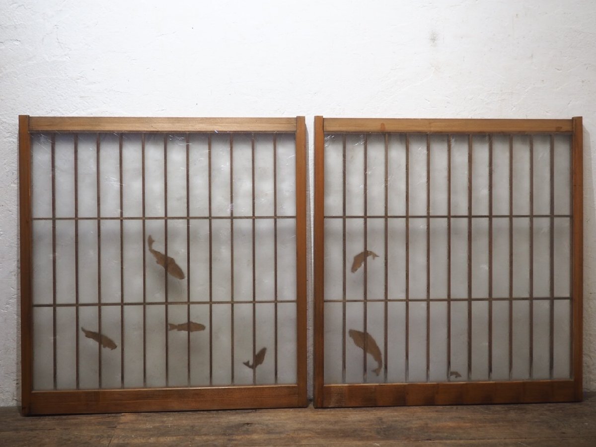 Yahoo!オークション - タV0920 【H91 5cm×W87 5cm】×2枚 素敵な木彫...