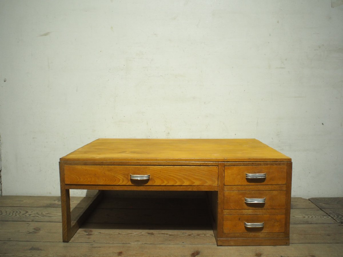 Yahoo!オークション - タG0543 天板W90 5cm×D59 5cm ヴィンテージ ロ...