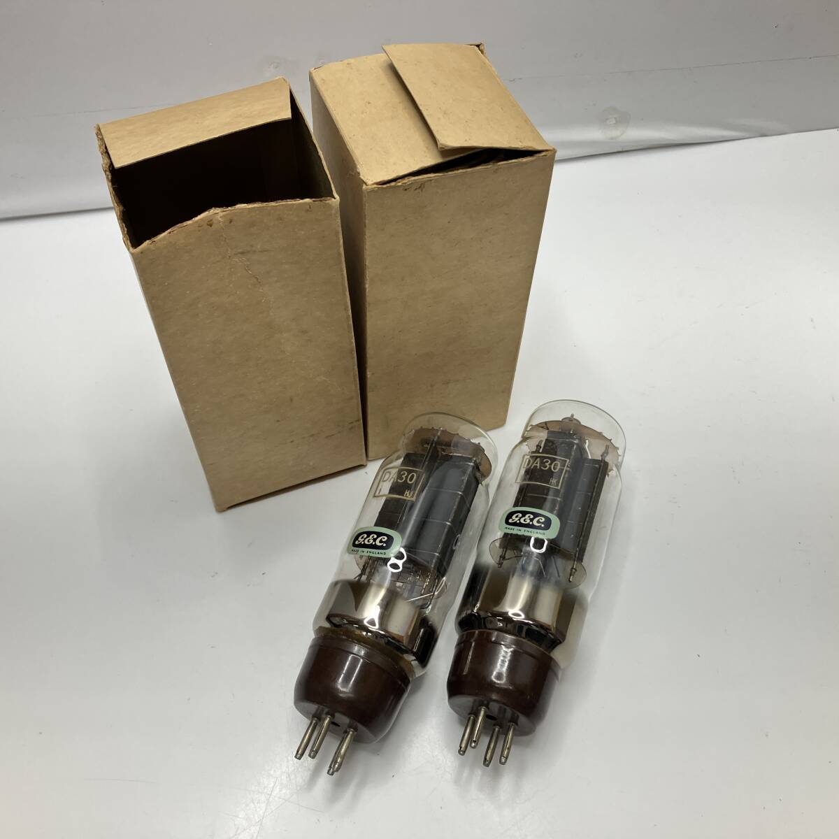 Yahoo!オークション - (志)GEC/G.E.C 真空管 DA30 2本セット ペア 箱付...