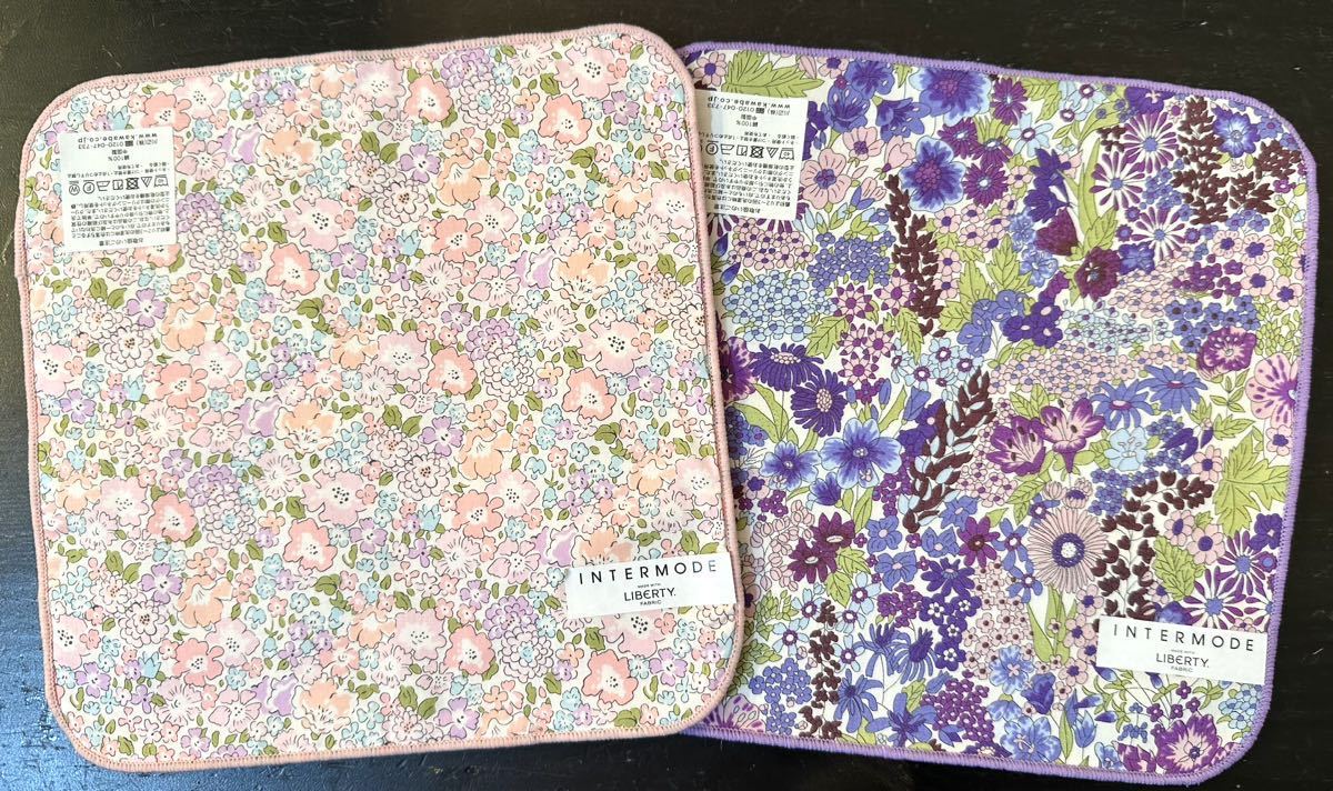 Yahoo!オークション - 新品 LIBERTY ミニタオルハンカチ 2枚セット イ...