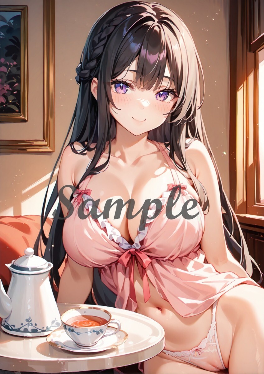 Yahoo!オークション - オリジナル アニメ イラスト A4 アート ポスタ...