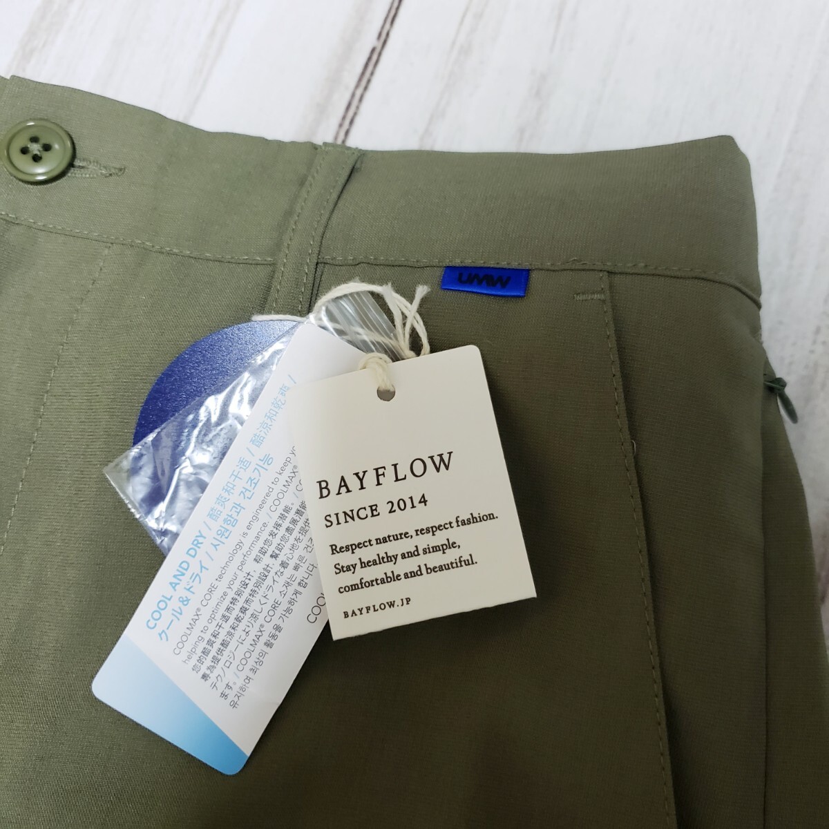 Yahoo!オークション - 【新品】BAYFLOW Lサイズ アンクルパンツ 夏 カ...