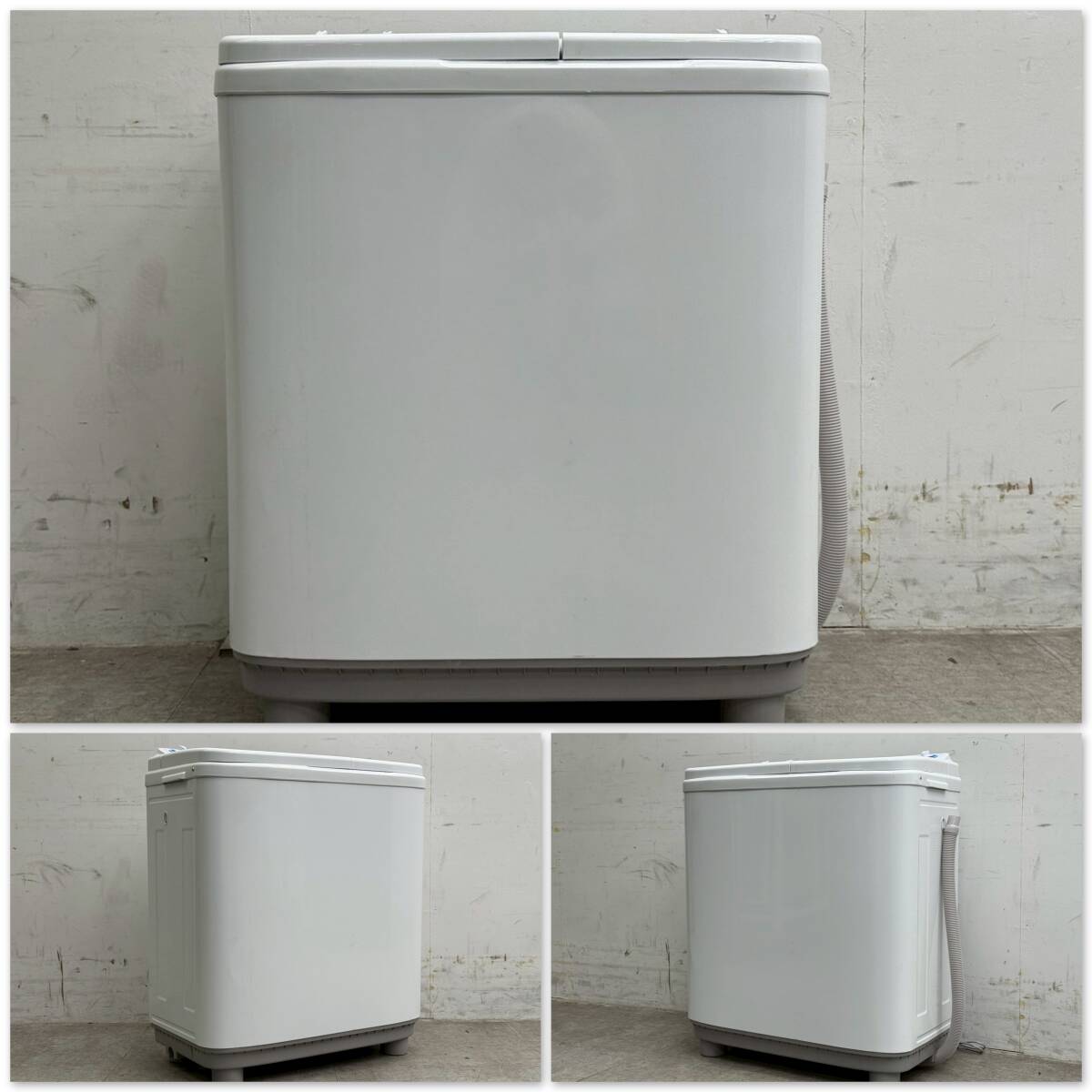 Yahoo!オークション - T1304 超美品 AQUA アクア 二層式 洗濯機 AQW-N5...