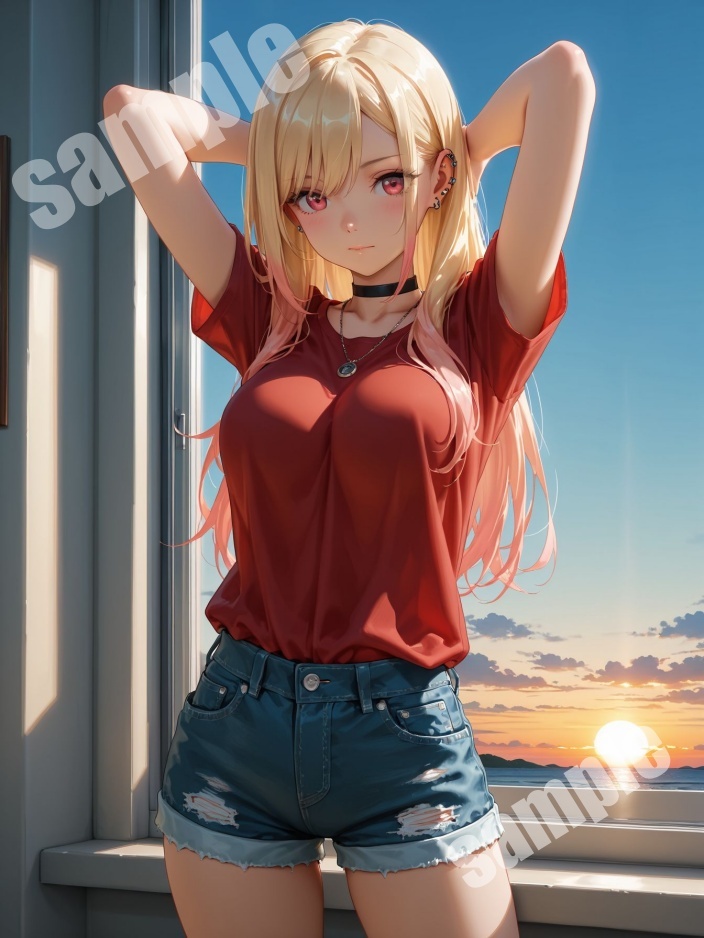 Yahoo!オークション - 【限定1点物・再販売なし】金髪ギャル/R15/オリ...