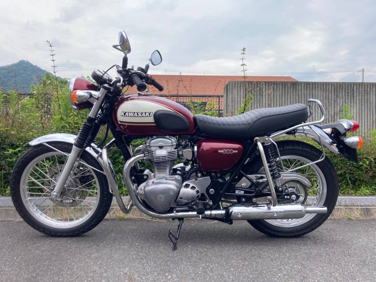 Yahoo!オークション - W800 2015年式 EBL-EJ800A 中古 美車 走行11400...